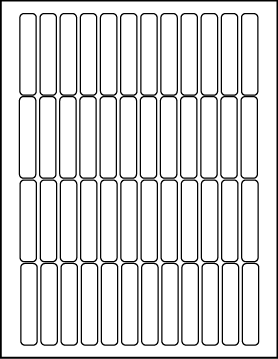 Rectangle Label Template